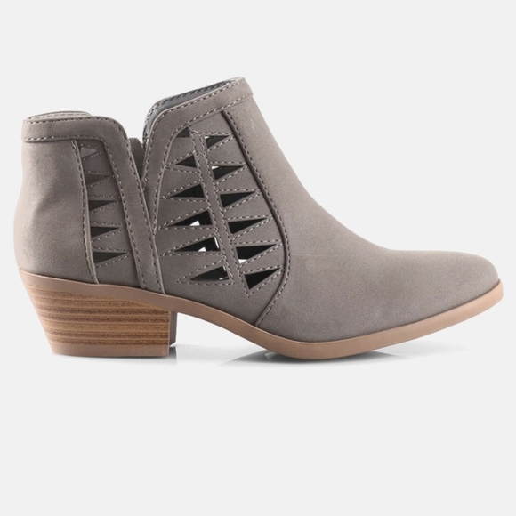 Shoes | Ankle Bootie Boot With Cut Outs | Poshmark